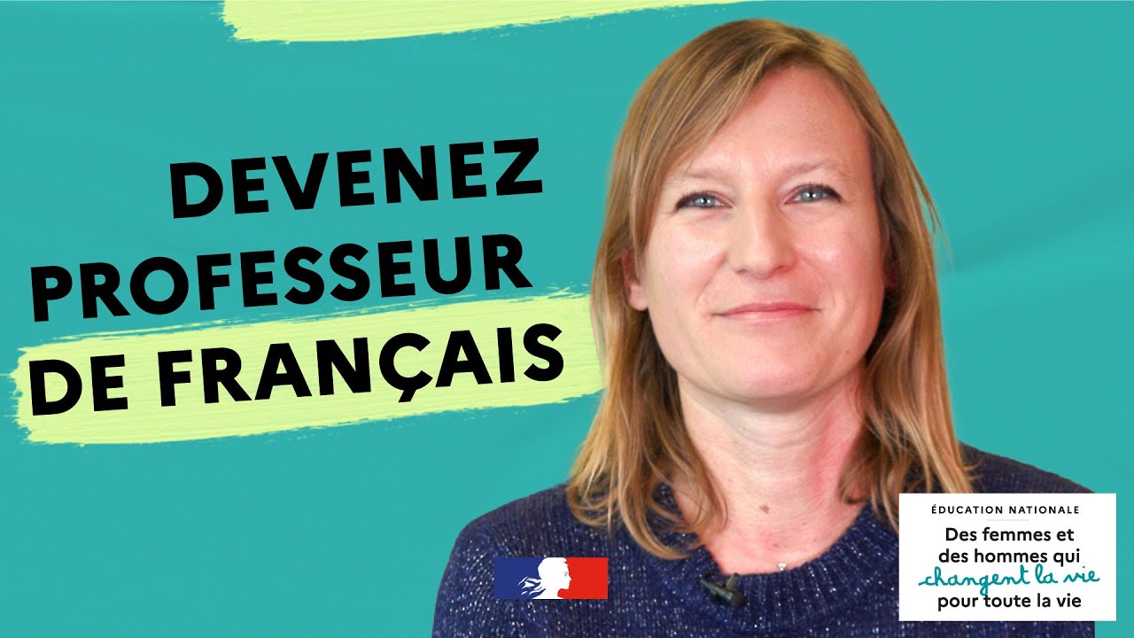 Devenez professeur de français - YouTube