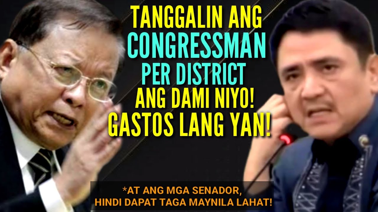 RETIRED CJ PUNO PINAPA-TANGGAL ANG CONGRESSMAN PER DISTRICT! "243 ang ...