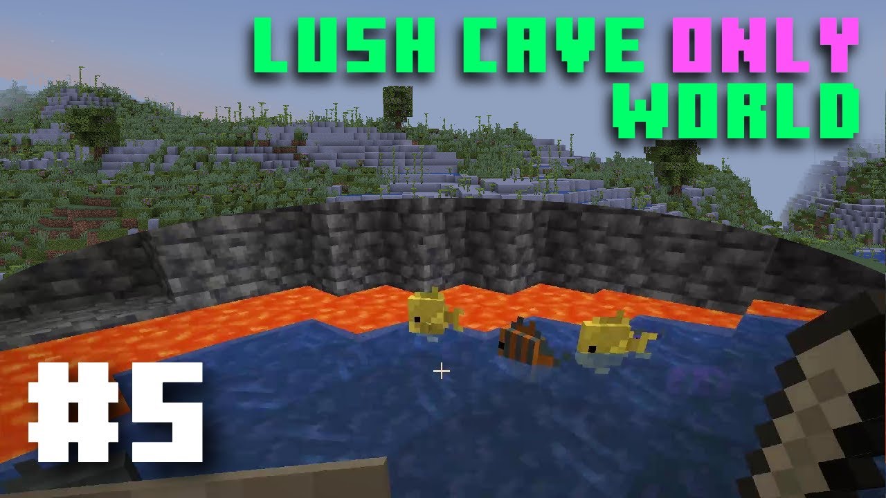 Minecraft Lush Cave Challenge - Obsidian Expedition (no commentary ...