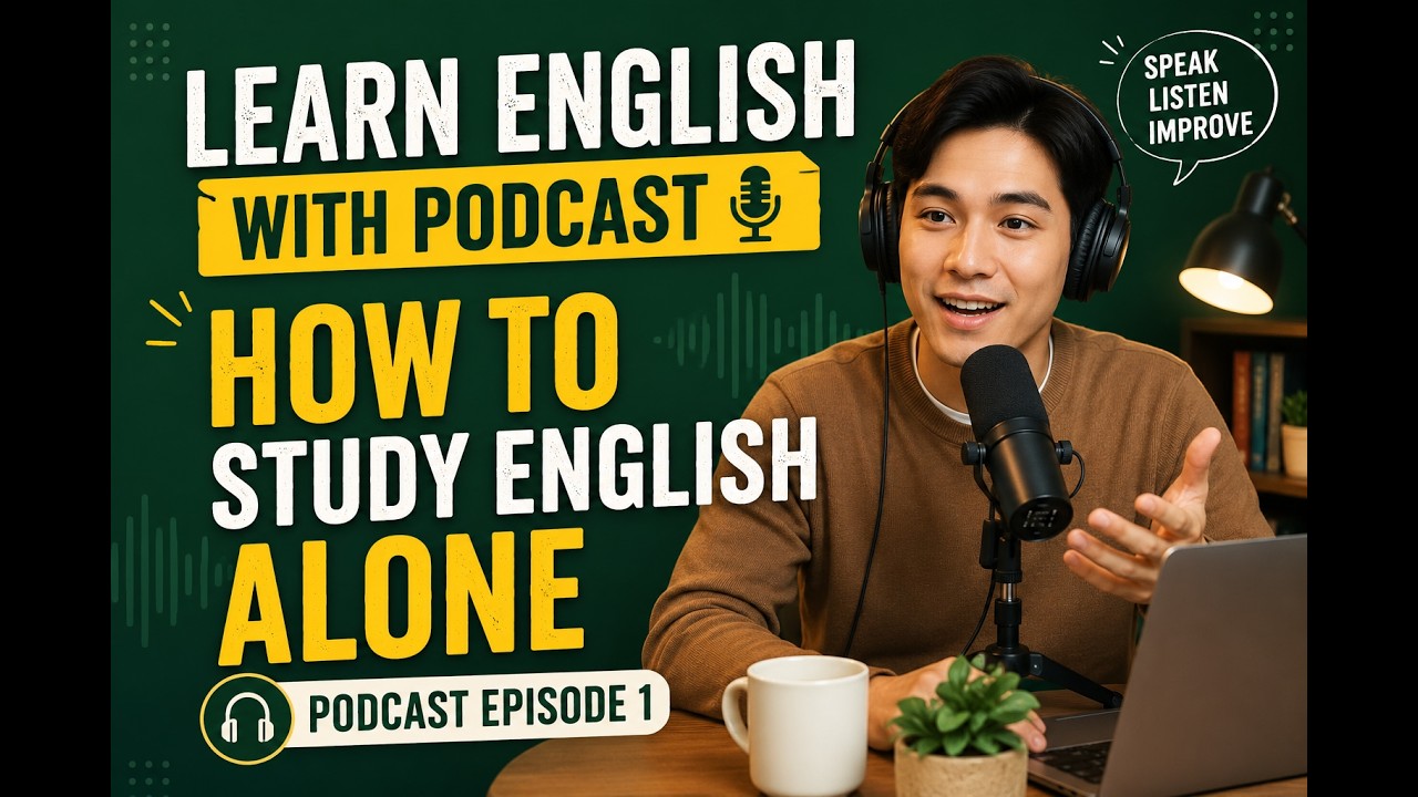 How to Study English Alone - Learning English through Podcast ...
