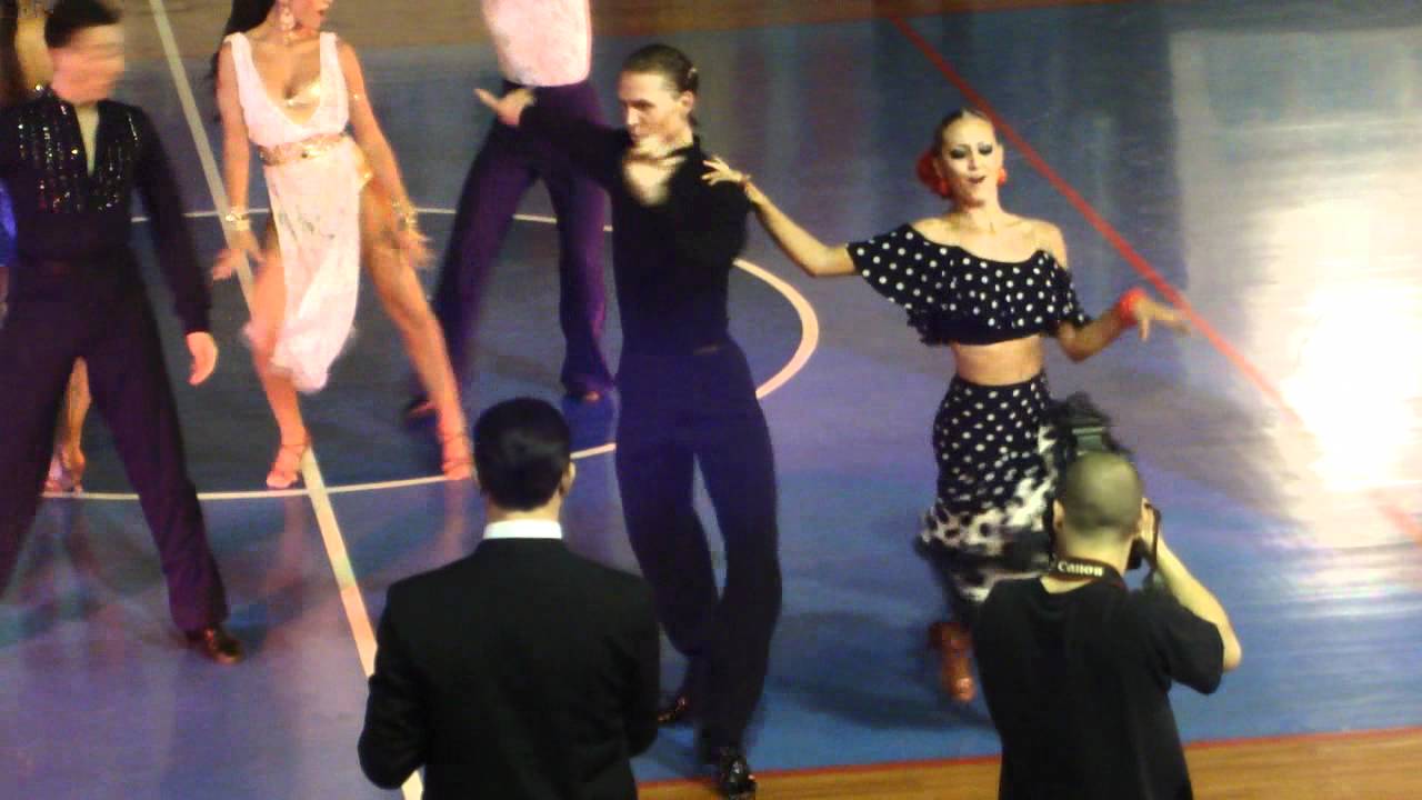 Alexander Svanberg Anastasija Jerjomina Quarter Final Cha Cha IDSF ...