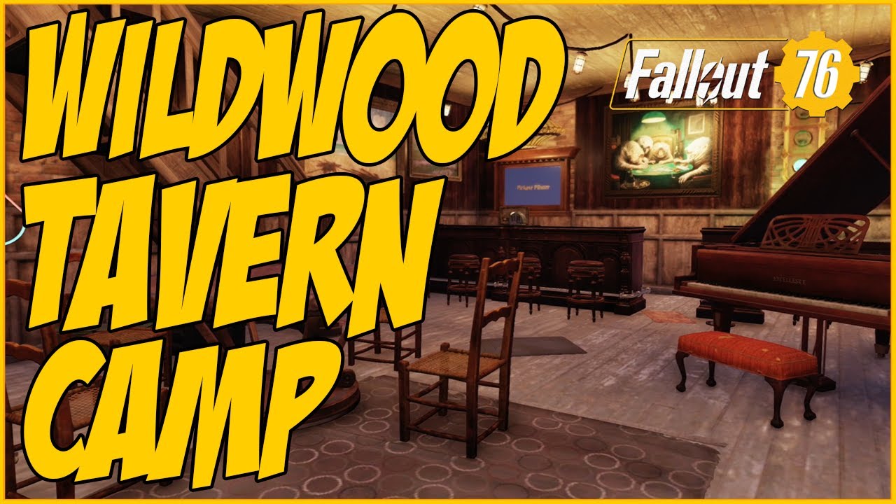 WildWood Tavern Camp Build Showcase ( Fallout 76 ) - YouTube
