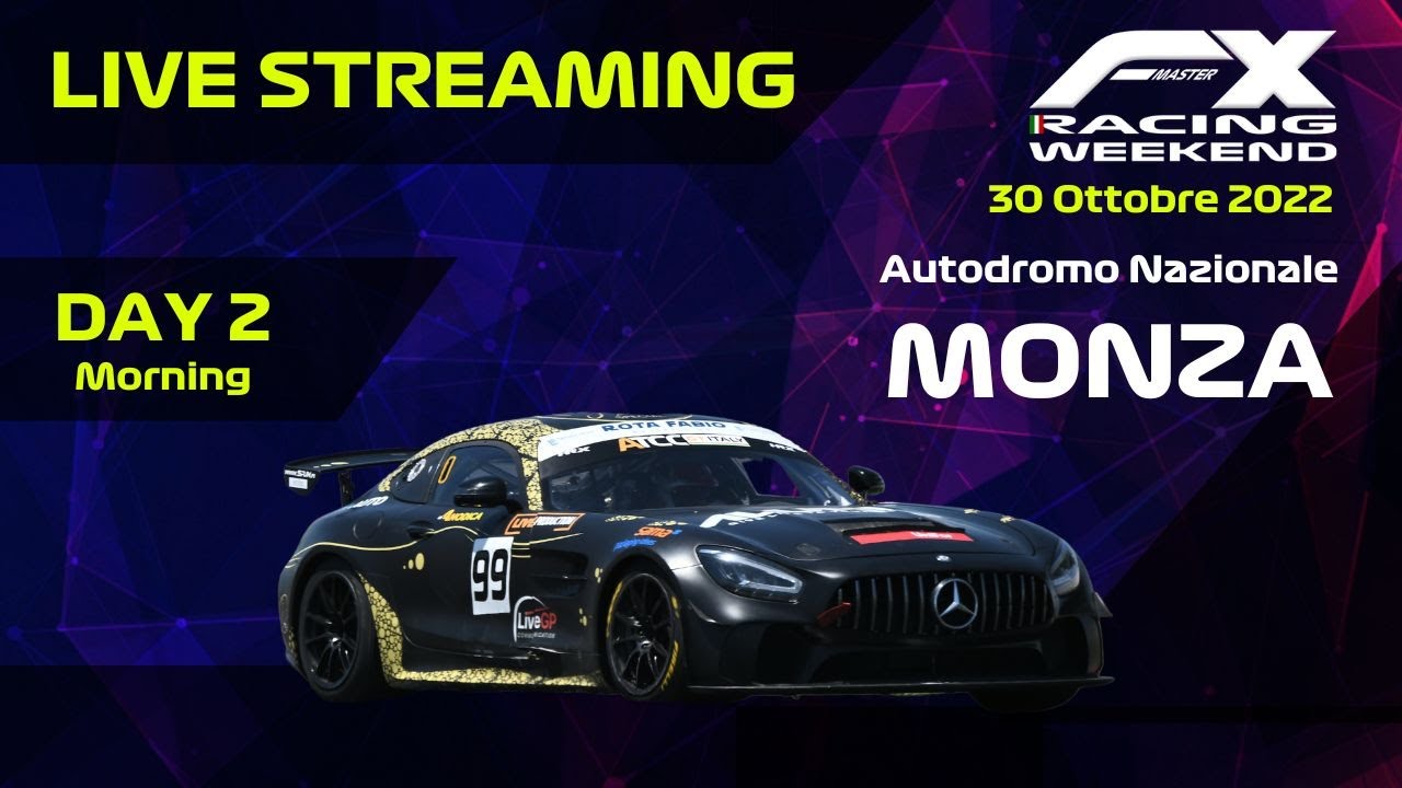 Formula X Racing Weekend | Live Streaming Monza - 30 Ottobre 2022 ...