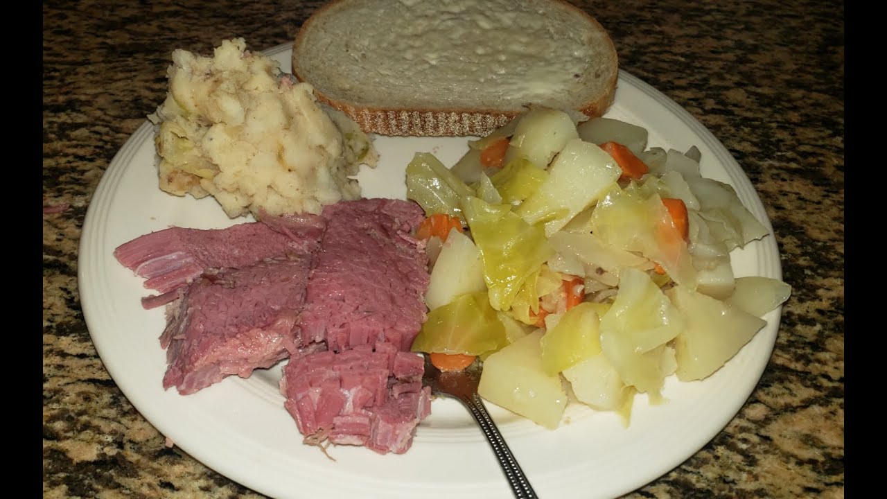 Best Corned Beef and Cabbage Wtih Potatoes & Carrots! | Colcannon ...