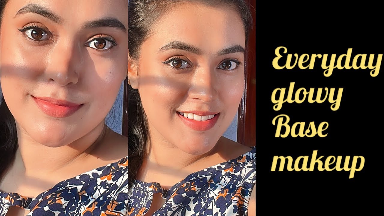 Base Makeup perfect ആയി ഇരിക്കാൻ |Everyday glowy base makeup|Mithuvigil | - YouTube