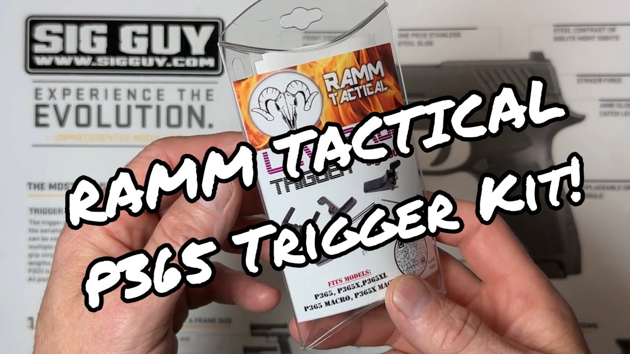 Ramm Tactical P365 Leverage Trigger Kit Installation - YouTube