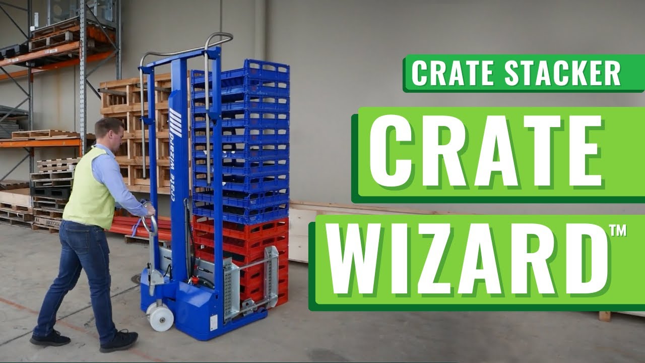 Crate Wizard™ Crate Stacker - YouTube