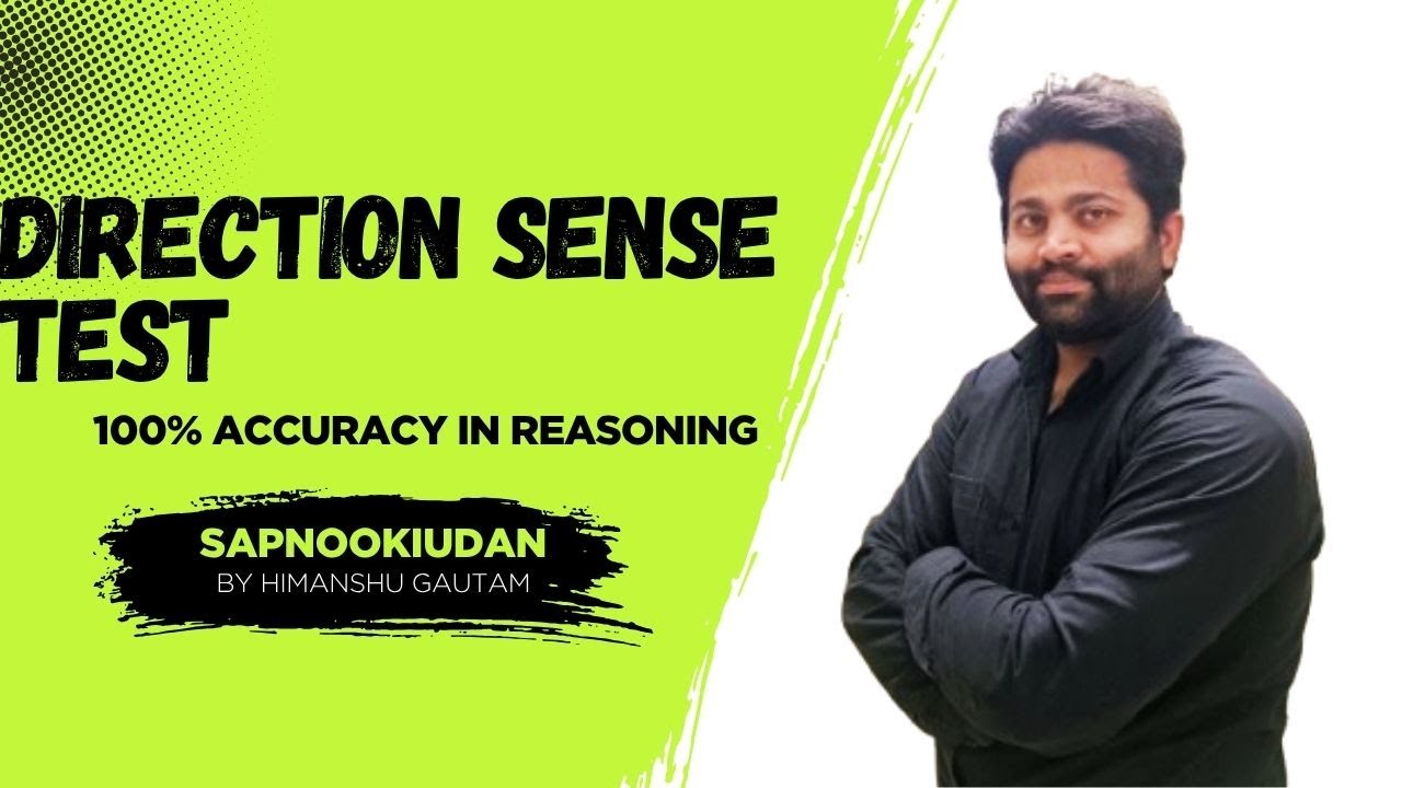 Direction Sense Test in Reasoning - YouTube
