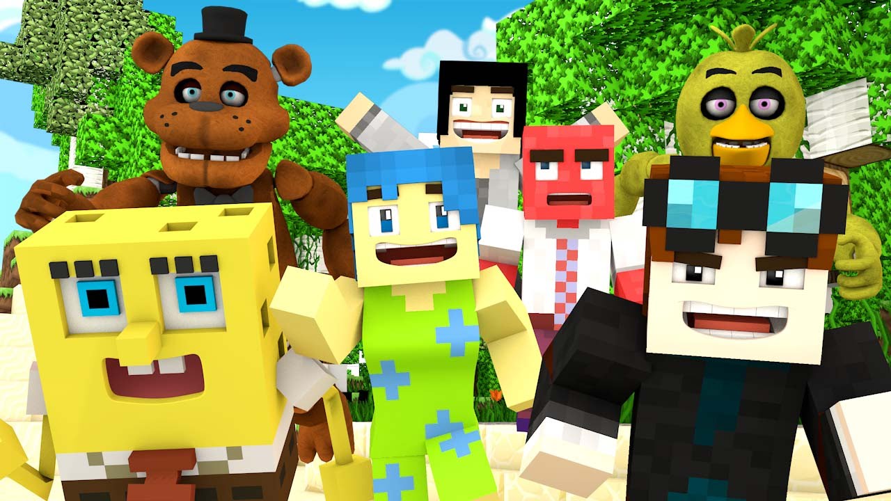 Top 5 Minecraft Animations Of 2015 (Best Minecraft Animations) - YouTube