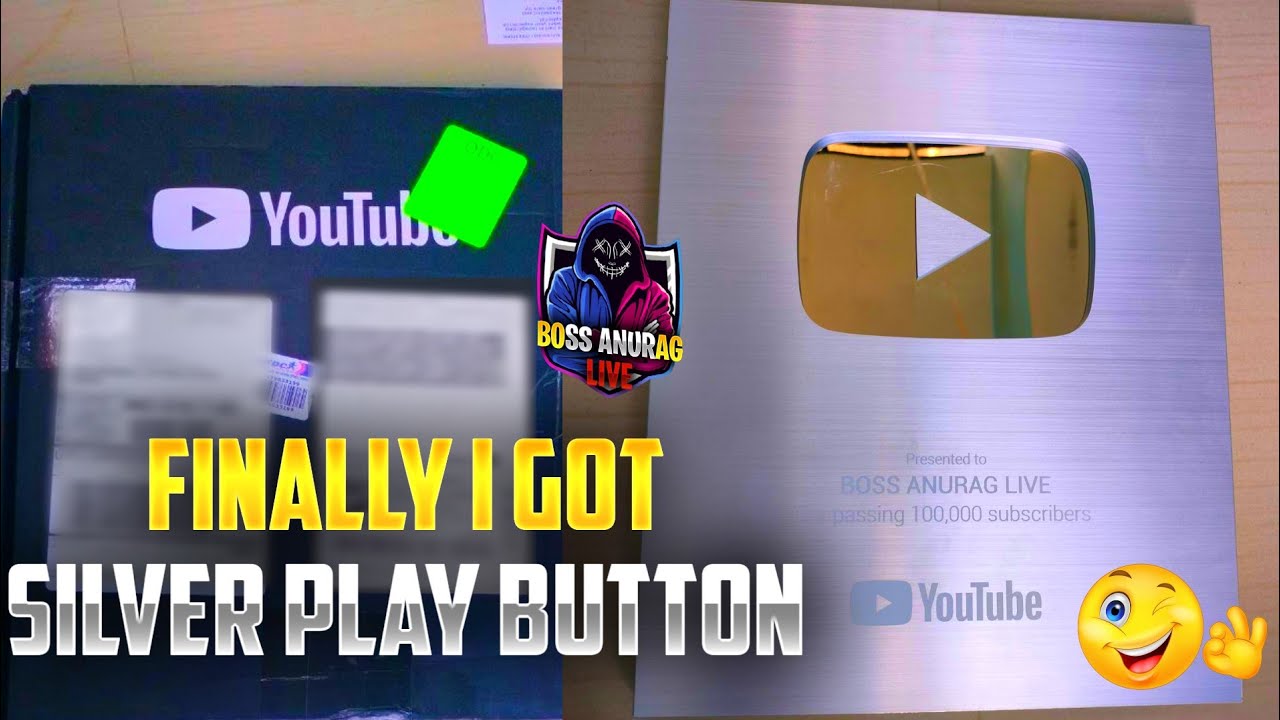Unboxing my silver play button - YouTube