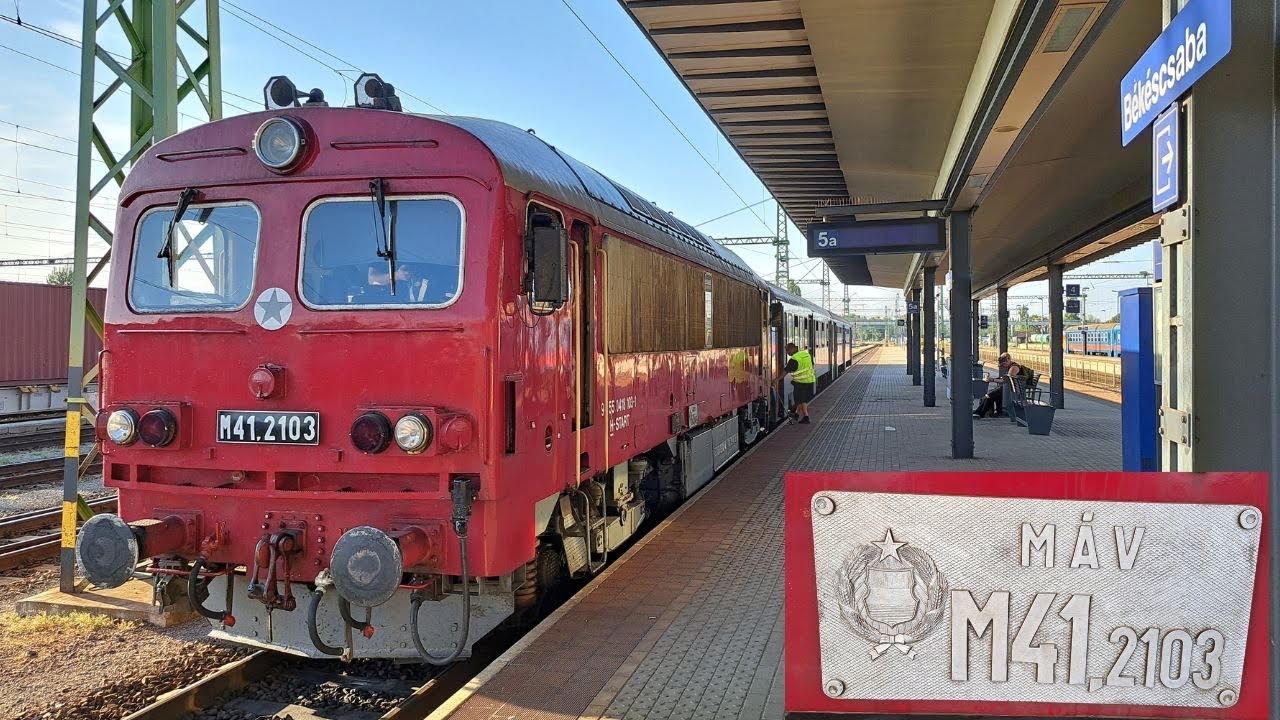 Hungary: MAV Class 418 (M41) diesel loco (no. 418 103 / M41.2103) on ...