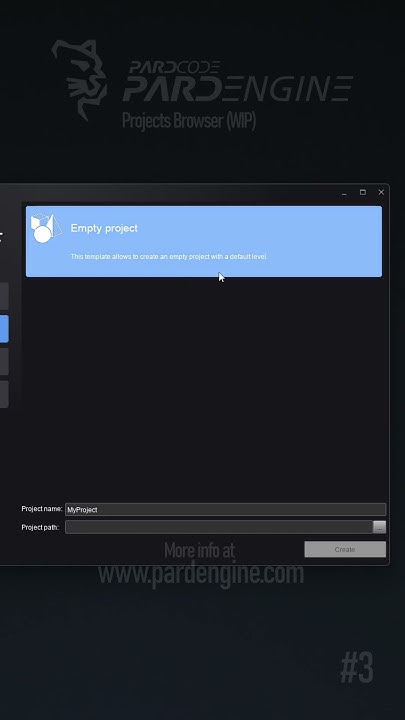 Pard Engine | Creating the New Project Tab - Projects Browser | Devlog #3 - YouTube