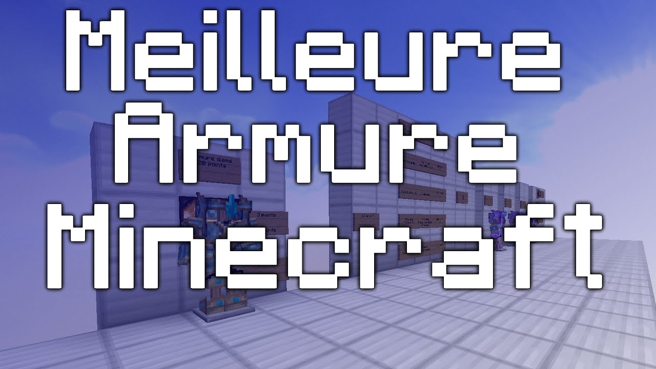 Meilleure armure Minecraft 1.8 et 1.7 - YouTube