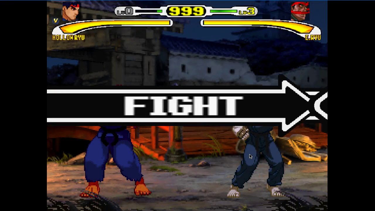 MUGEN - Hollow Ryu Official MOD v1.0 - YouTube