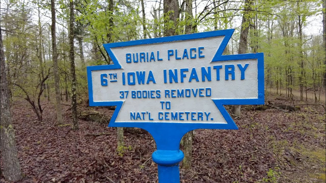 Shiloh National Military Park - Tour Stop 13 - Woolf Field - YouTube