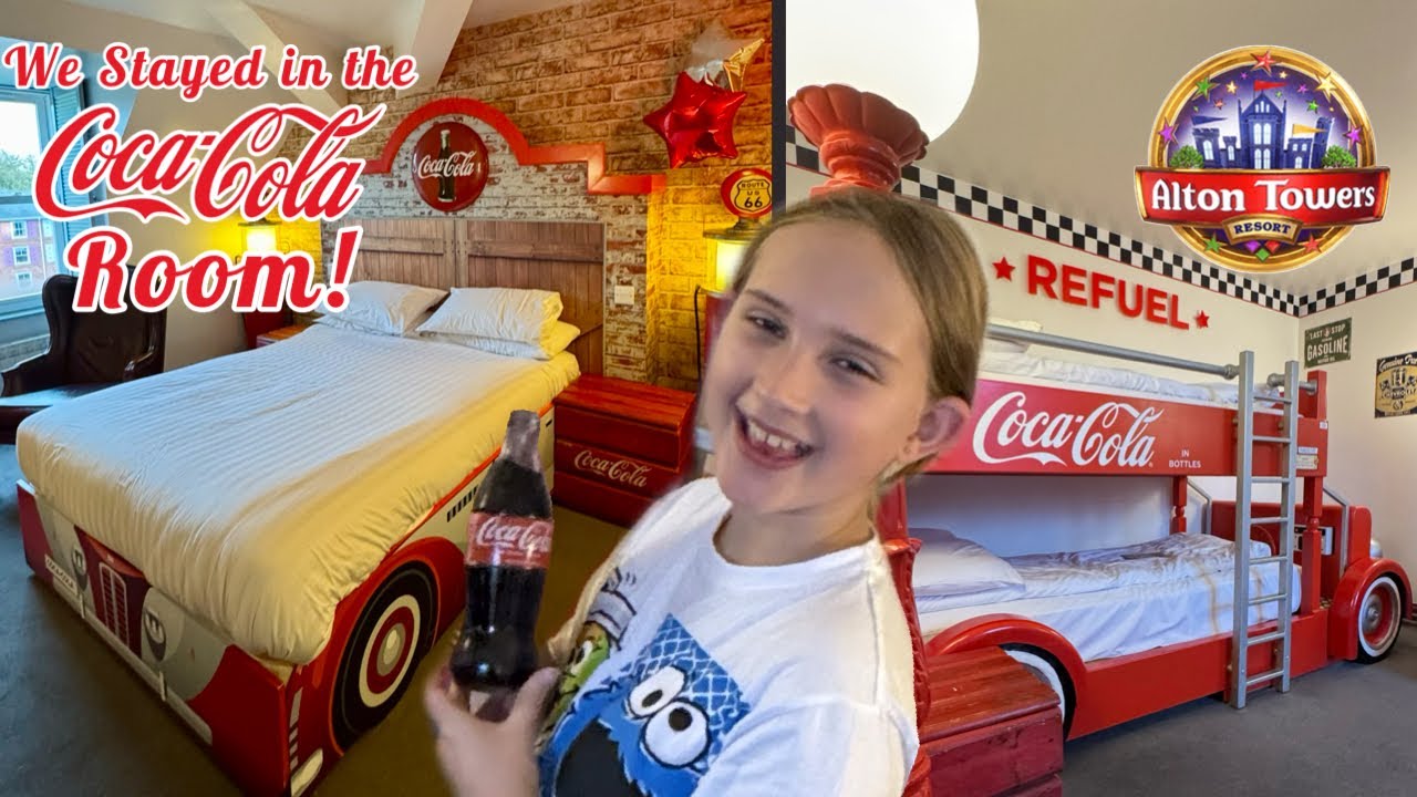 Alton Towers Hotel COCA COLA ROOM Vlog and Room Tour November 2024 ...