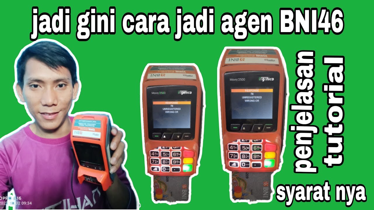 syarat-syarat menjadi agen BNI46 sekaligus ajukan EDC BNI move 2500 # ...