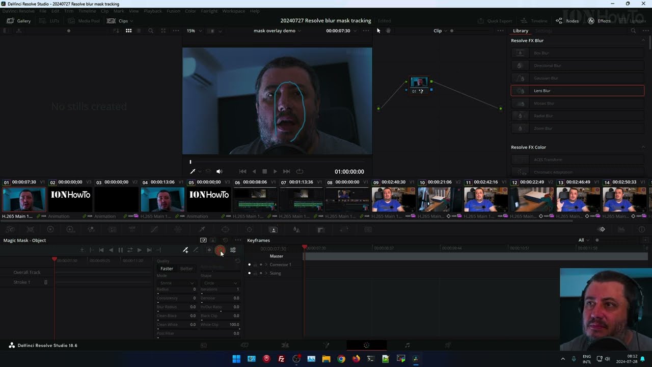 How to use the Magic Mask in DaVinci Resolve - YouTube