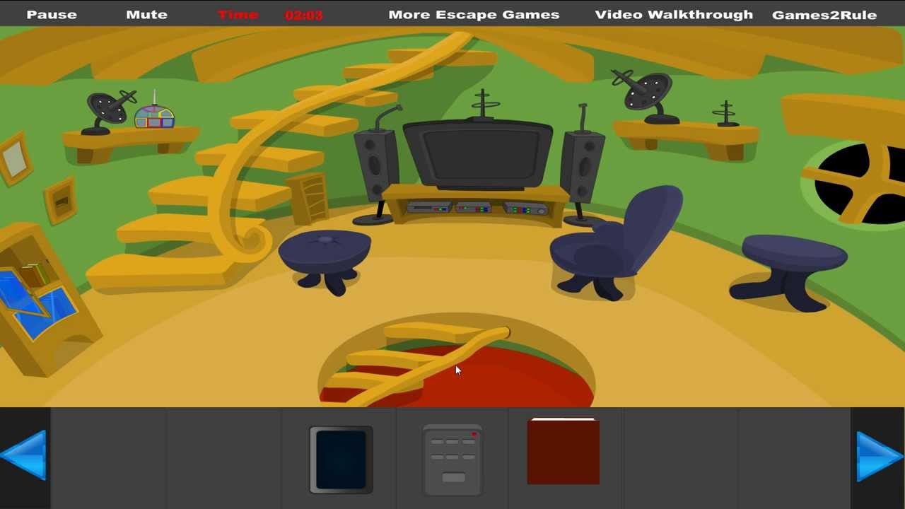 Aliens Secret House Escape Walkthrough - YouTube