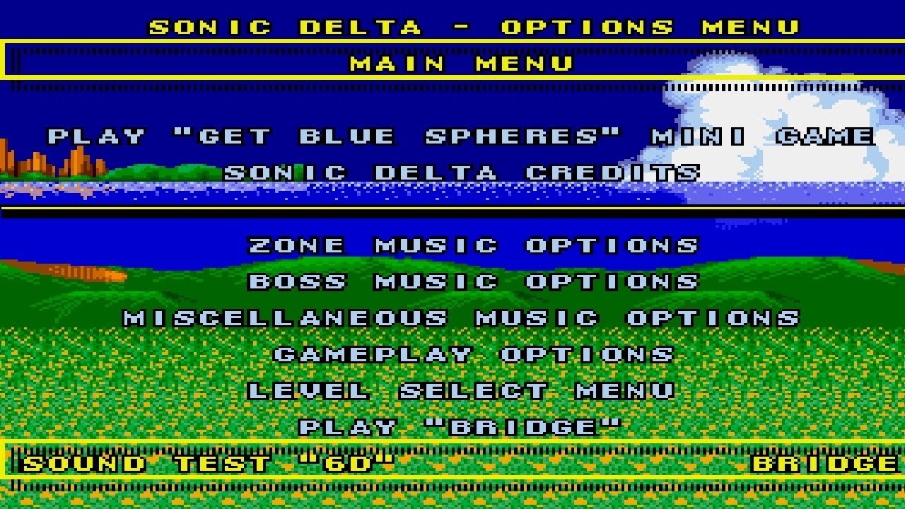 Sonic Delta Reloaded | All Sound Test Cheats - YouTube