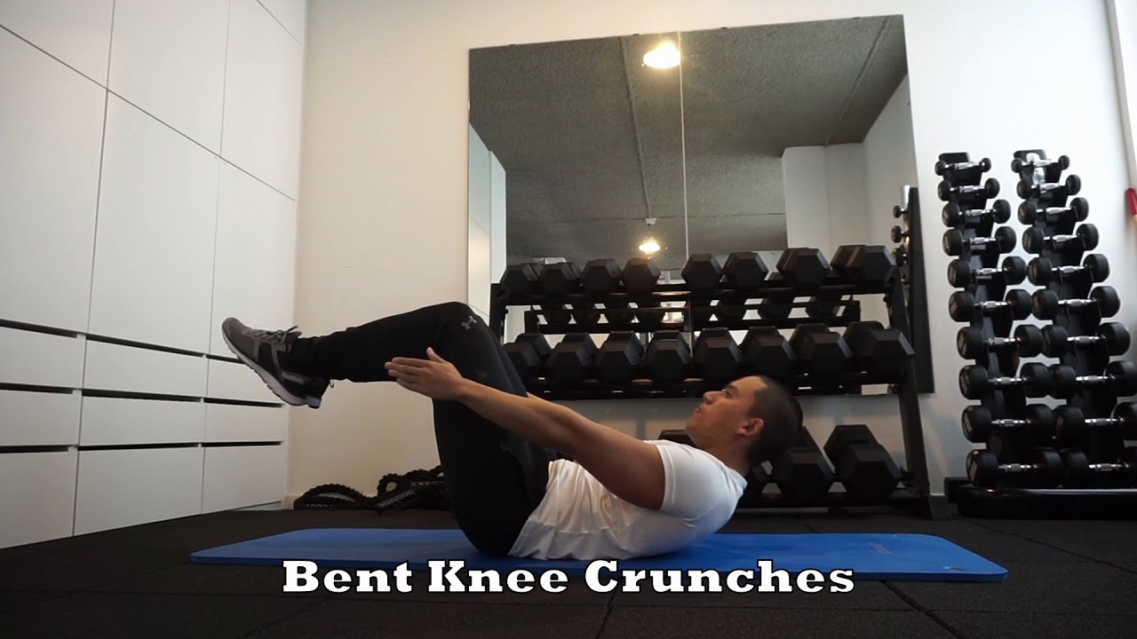 Premium Personal Training - Bent Knee Crunches - YouTube