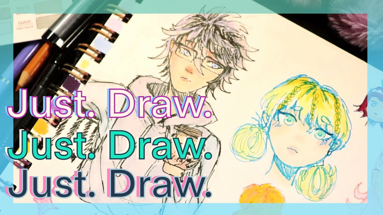 What if we just draw? Whatever. || Draw with me ☁️ Unbothered ...