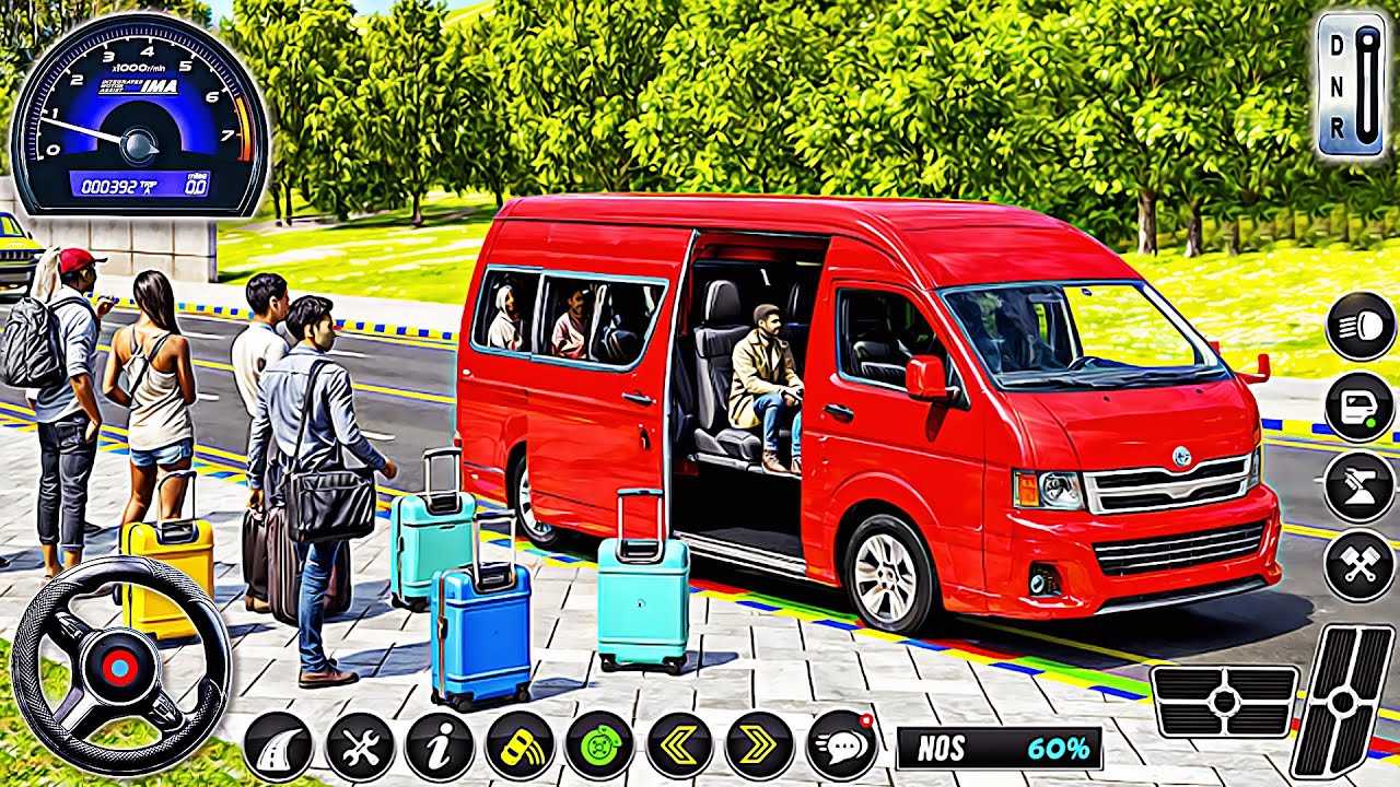Offroad Mini Bus Driving Game 3D - Uphill Mountain Bus Drive Simulator ...