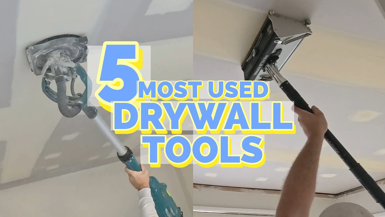5 Most Useful Tools for Drywall Finishing - YouTube