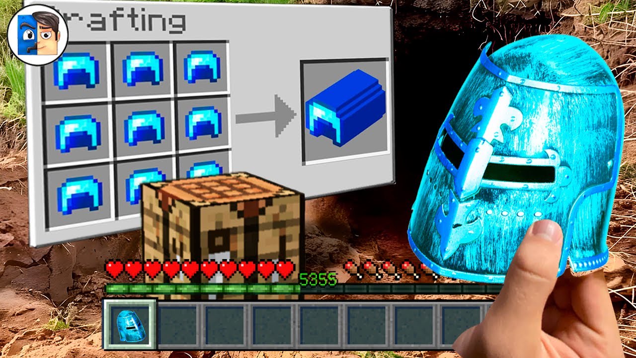 Minecraft in Real Life POV - DIAMOND ARMOR in Realistic Minecraft 創世神 ...