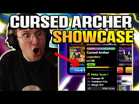 CURSED ARCHER NEW UNIT IS AMAZING | Update 2 Showcase | Anime Defenders ...