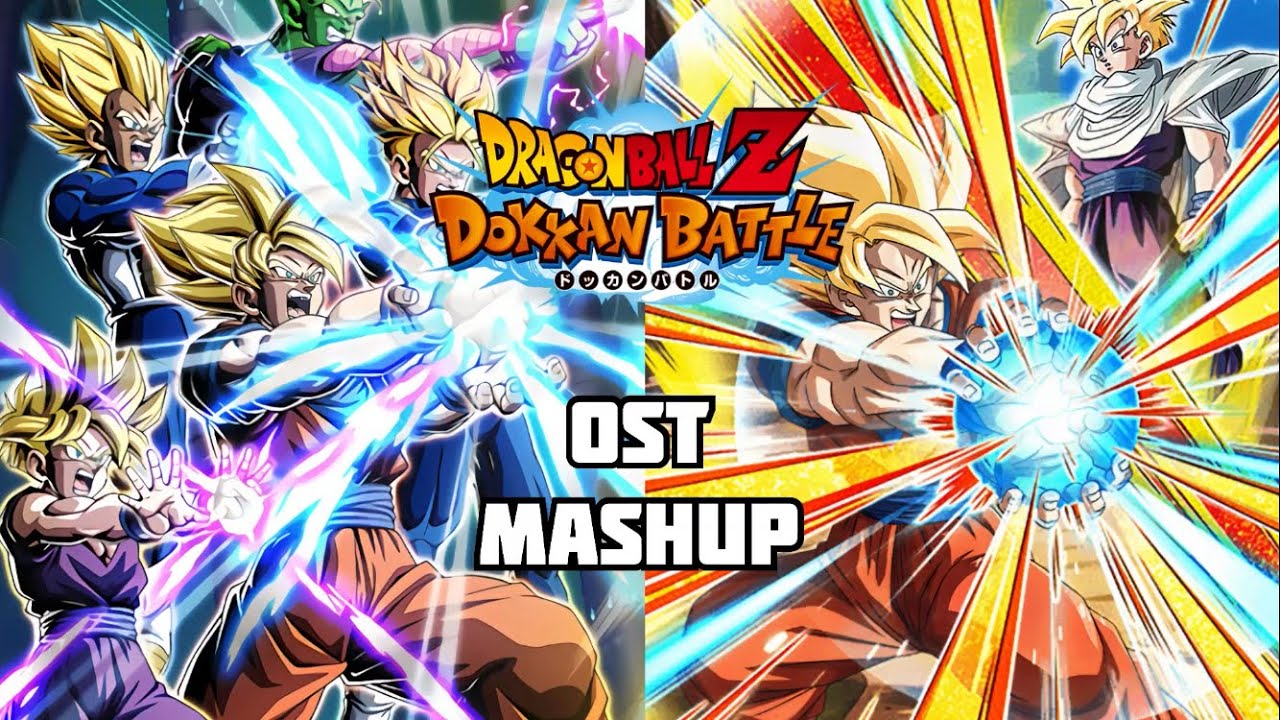 STR LR SSJ Goku + STR SSJ Goku/Gohan [OST MASHUP] - DBZ Dokkan Battle ...