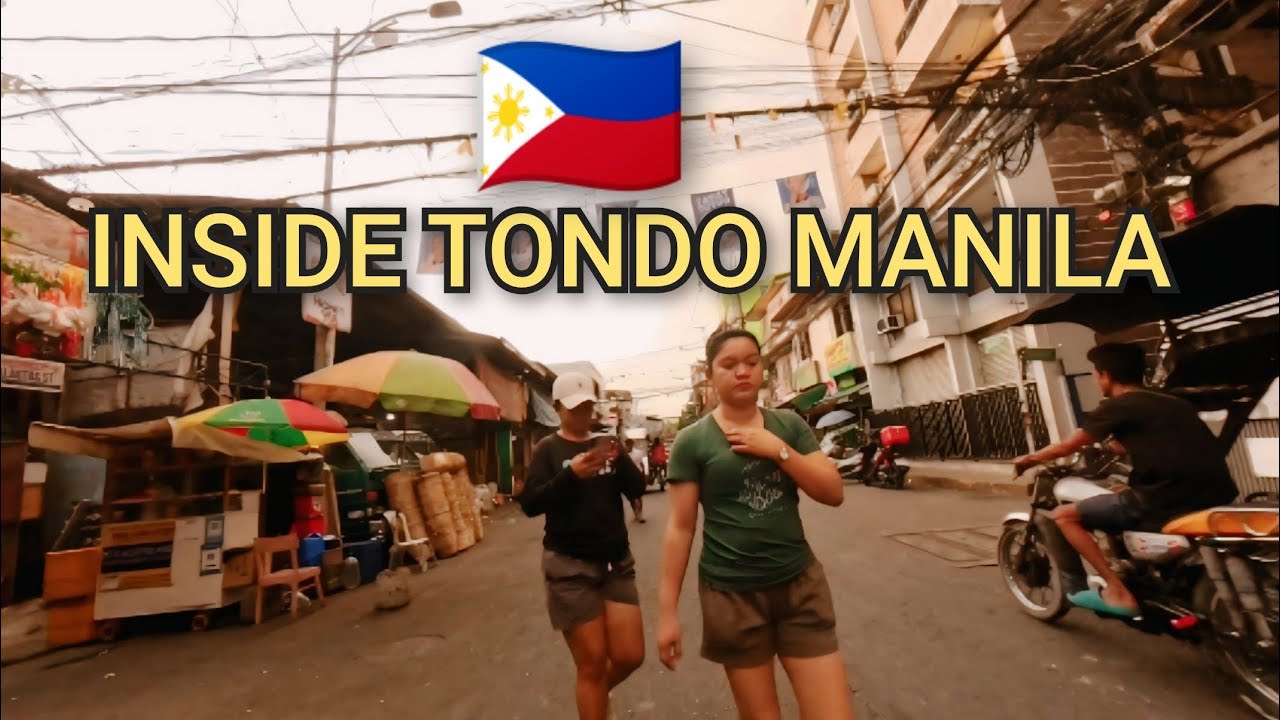 Walking in the Streets of Tondo Manila Philippines 🇵🇭-Virtual Tour ...