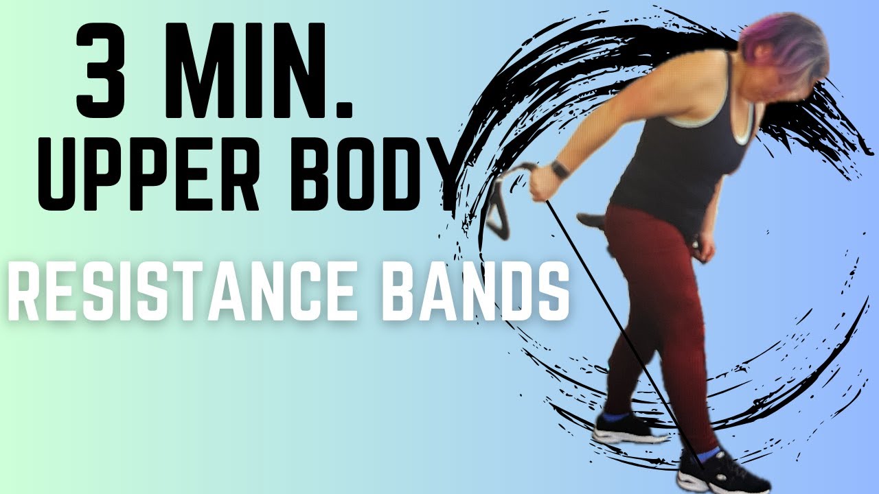 upper body resistance band home workout for beginners - YouTube