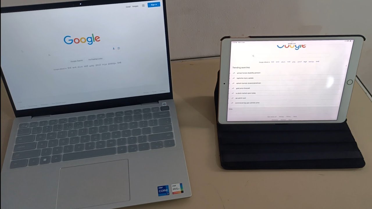 14 Inch Laptop Vs 11 Inch Tablet Display Size Comparison YouTube