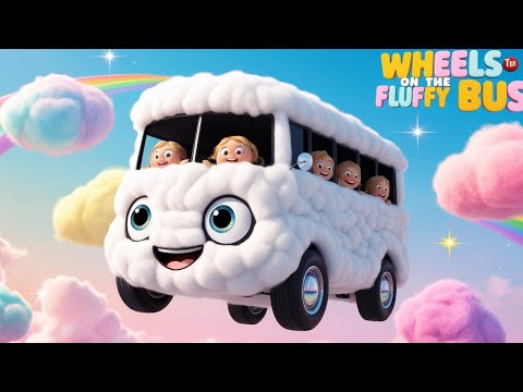 "🚍🎶 The Fluffy White Bus Song: A Fun Adventure 🎵 | Joyful Nursery Rhyme ...