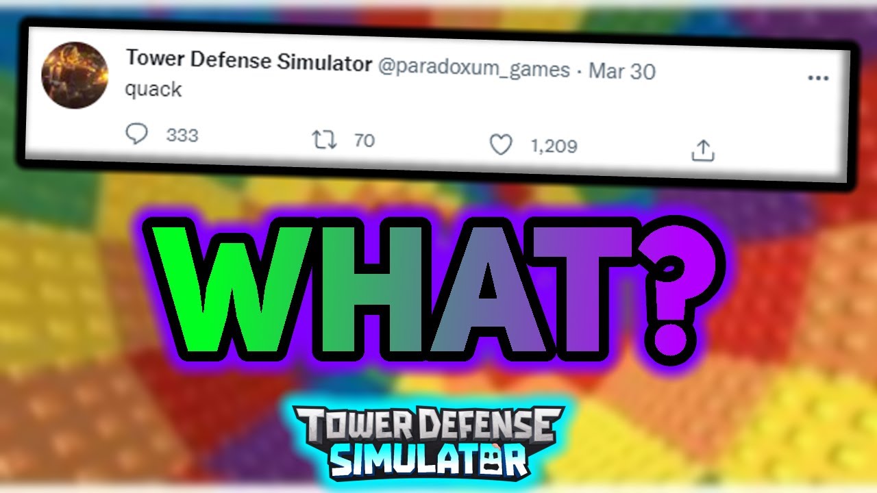 What Does Quack Mean Tower Defense Simulator YouTube what-does-quack-mean-tower-defense-simulator-youtube