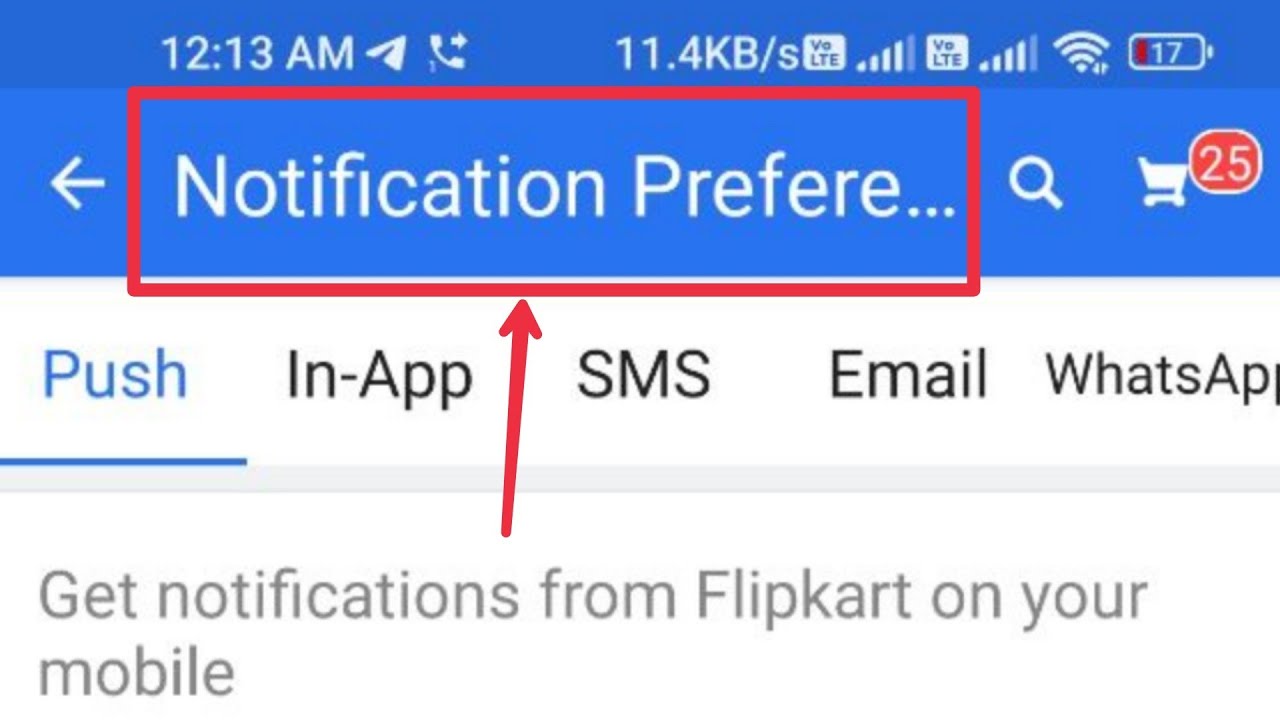 Flipkart All Notifications Settings - YouTube