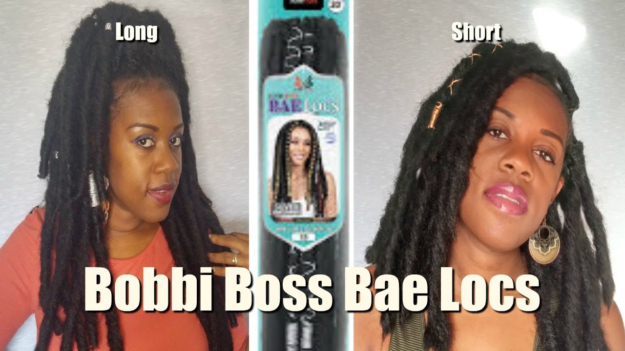 How to refresh Bobbi Boss Bae Locs | Long 20" to short 10" Haircut ...