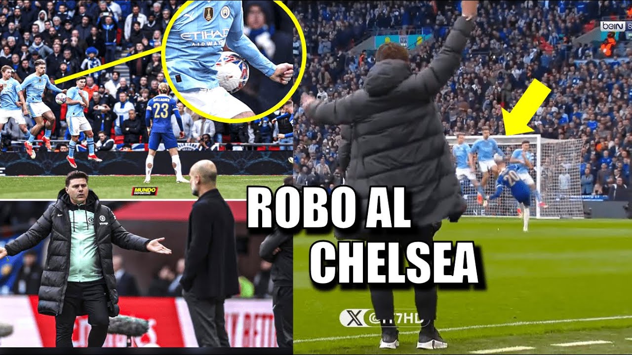 ASÍ le ROBARON al CHELSEA la MANO de GREALISH | Man City vs Chelsea ...