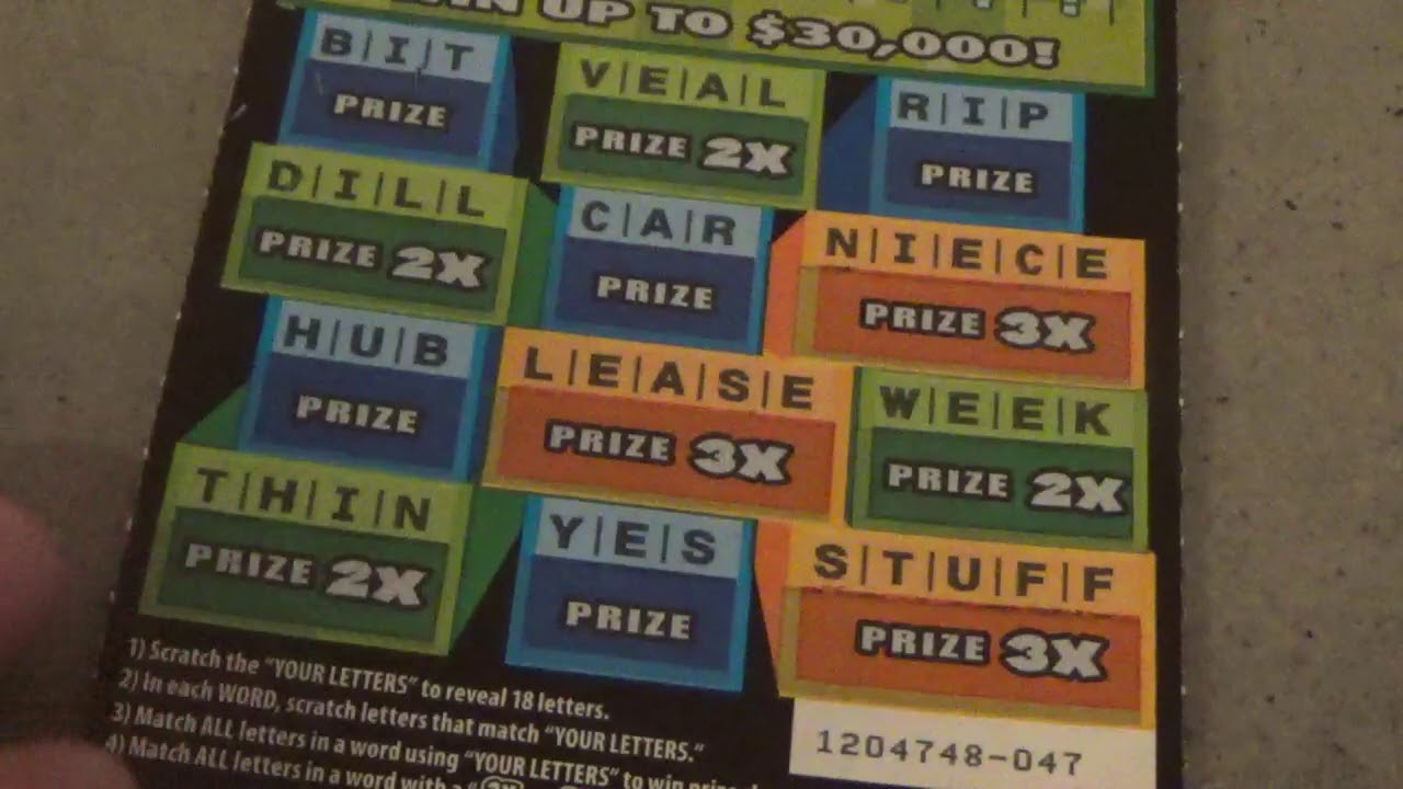 194 Lottery Scratch Off Tickets From Nevada Arcade Channel & Yoshi ...