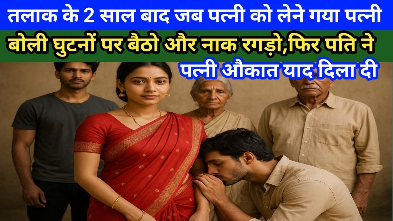 Talaq ke 2 sal bad jab patni ko Lene Gaya,patni boli ghutnon per baitho ...