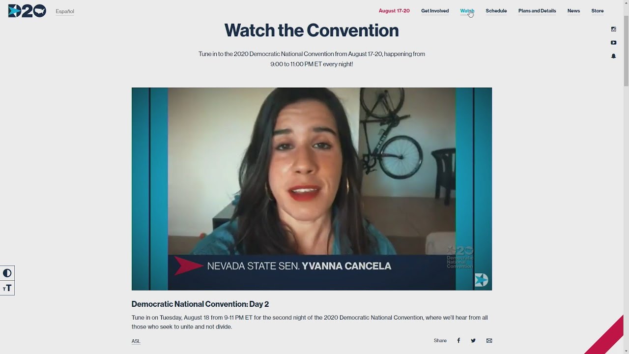 Watch Nevada State Senator Yvanna Cancela Delivers Part Of The Keynote 7844