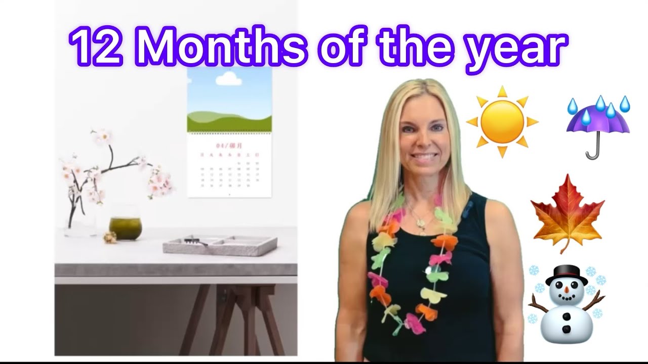 Calendar forest: teaching 12 months of the year+printable practice ...