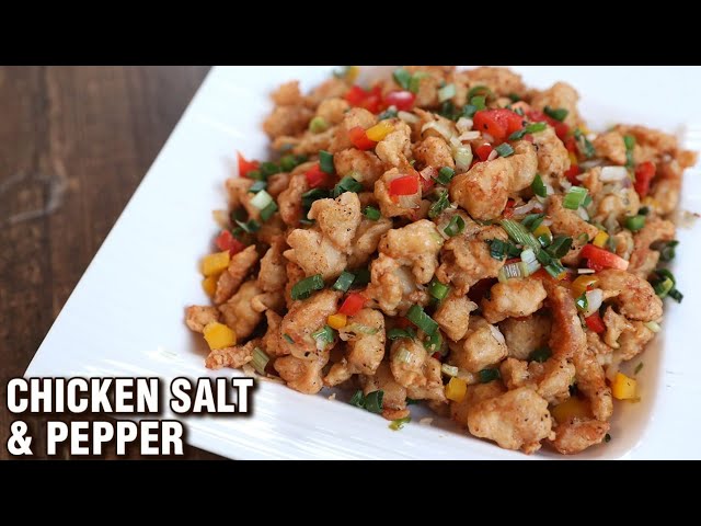 Chicken Salt & Pepper | How To Make Chicken Popcorn | Chicken Snack ...