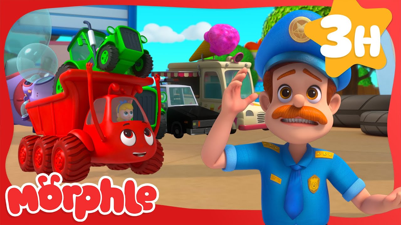 Morphle the Big Red Truck Takes the Tractor🛻🚜| Cartoons for Kids | Mila ...