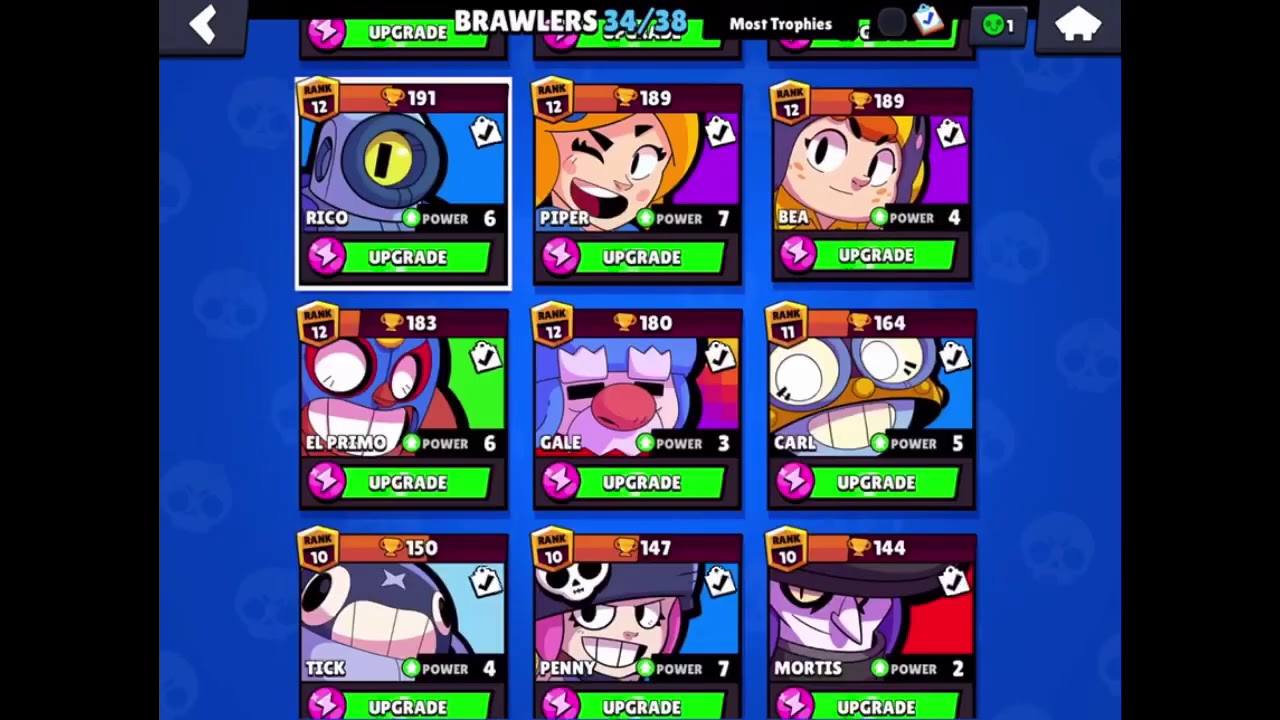 Brawl stars locker - YouTube