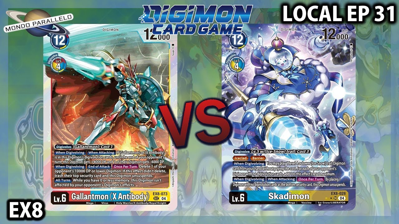 Gallantmon VS Skadimon | DigimonTCG [EX8] Local EP31 - YouTube