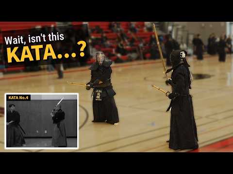 The Stance You Only See in Kendo Kata... Just Happened in a Real Match