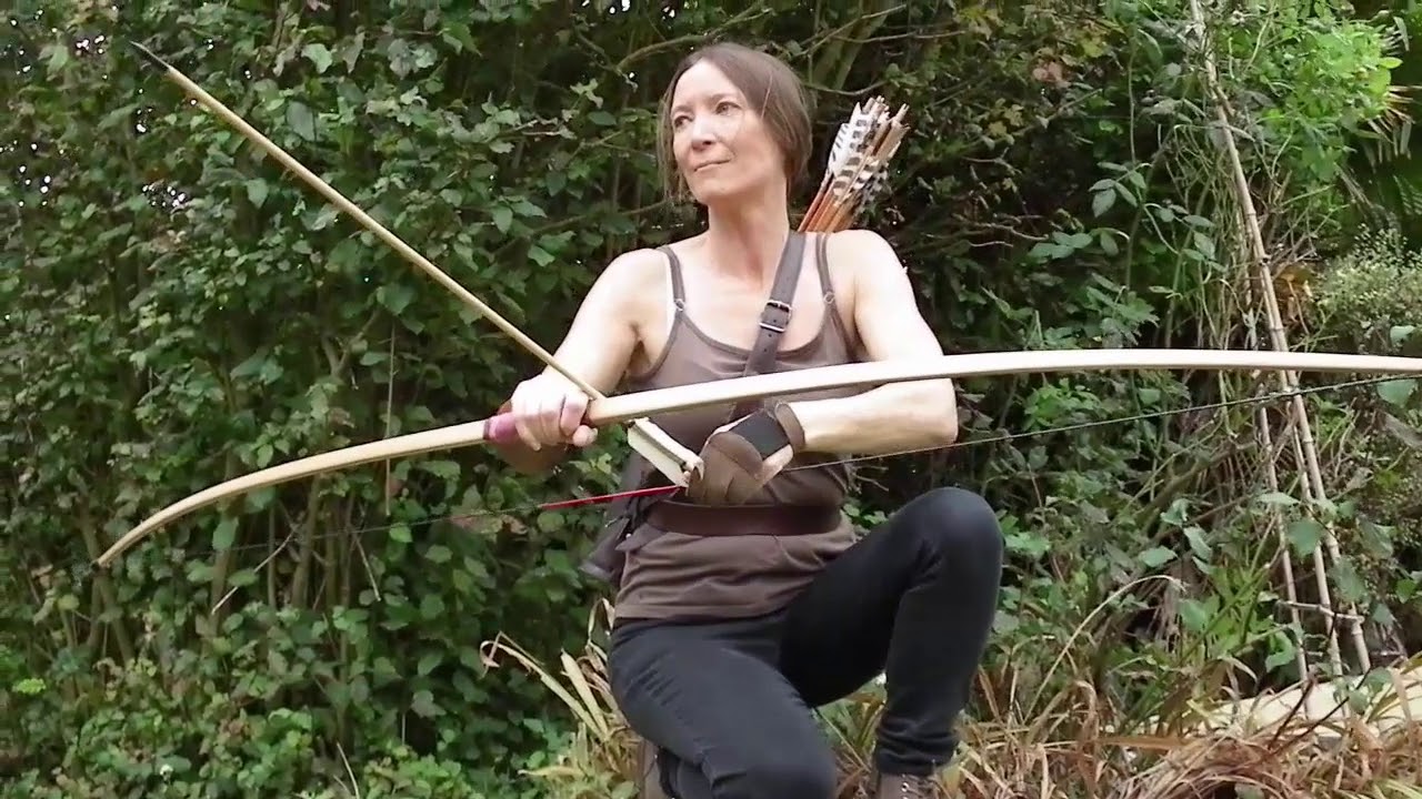 Balance and Footing Archery Practice Shoot On A Garden Wall - YouTube