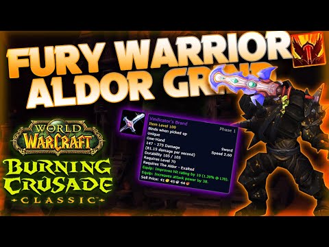 Fury Warrior Aldor Grind (TBC CLASSIC)